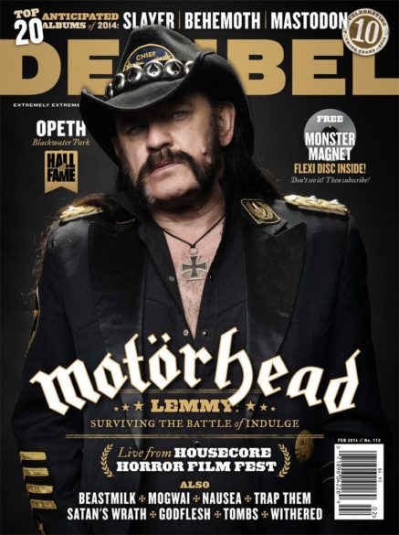 Remembering Motörhead's Lemmy: Decibel's February 2014 Cover Story ...