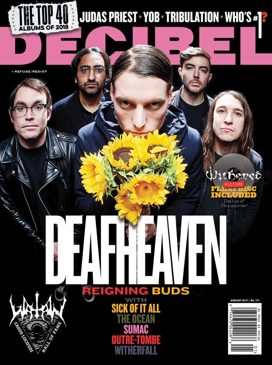 Deafheaven Grace the Cover of the January Decibel - Decibel Magazine