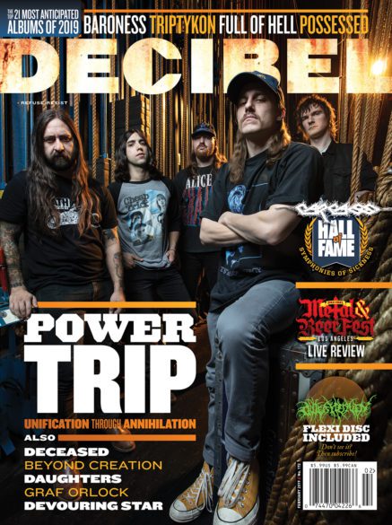 Power Trip Dominate the Cover of the February Issue of Decibel ...
