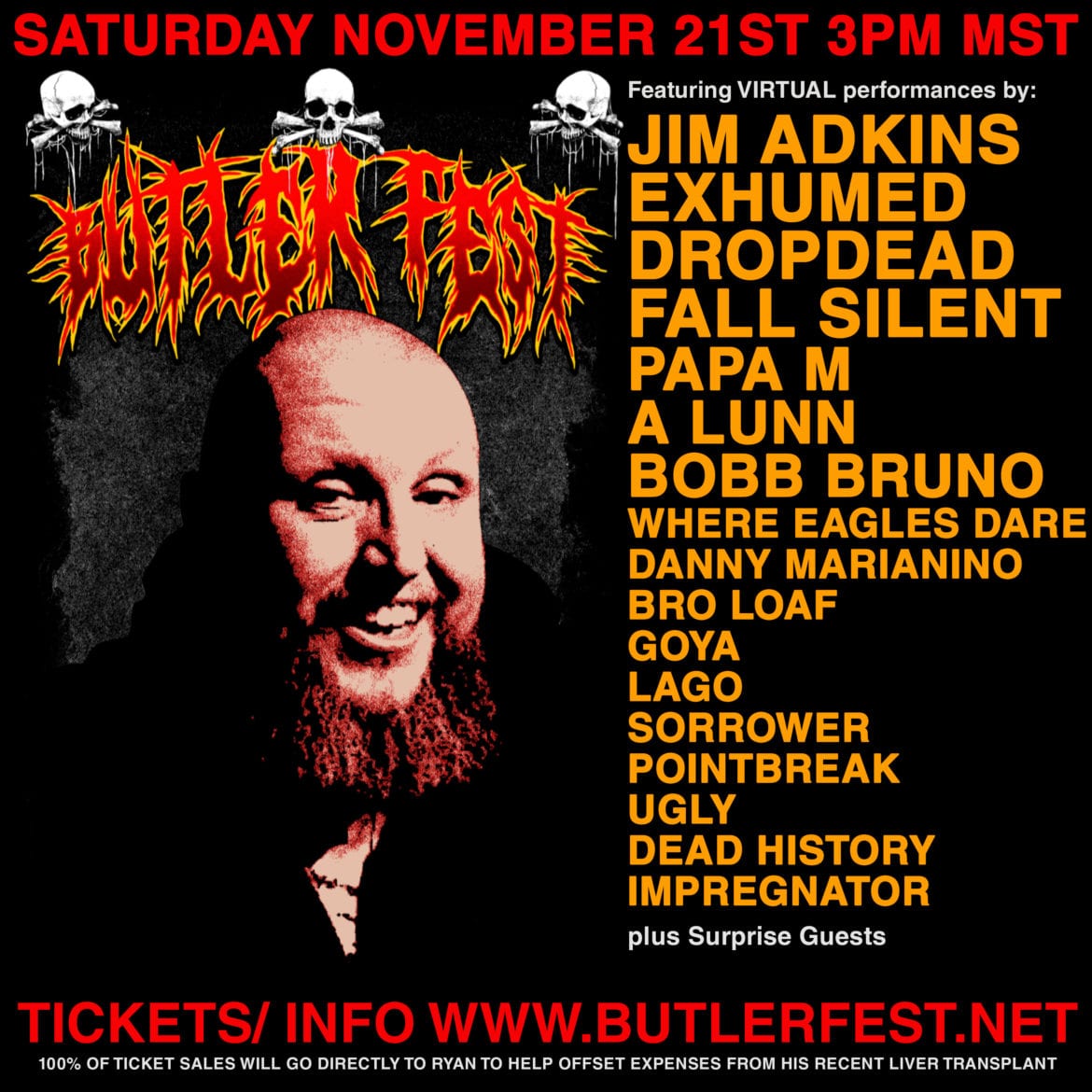 Get Tickets to Butler Fest! Help Support Landmine Marathon Guitarist's ...
