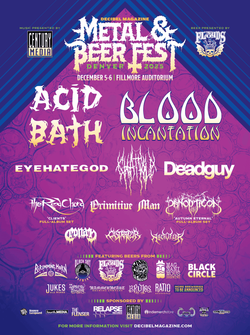 All Tickets Options for Decibel Metal & Beer Fest: Denver 2025 ON SALE ...